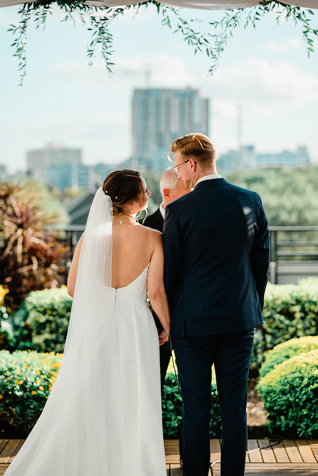 Elegant Industrial City Wedding (and a Carnival)