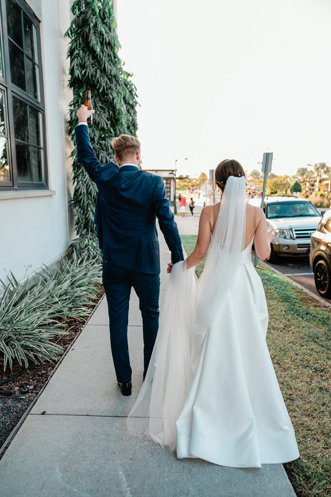 Elegant Industrial City Wedding (and a Carnival)